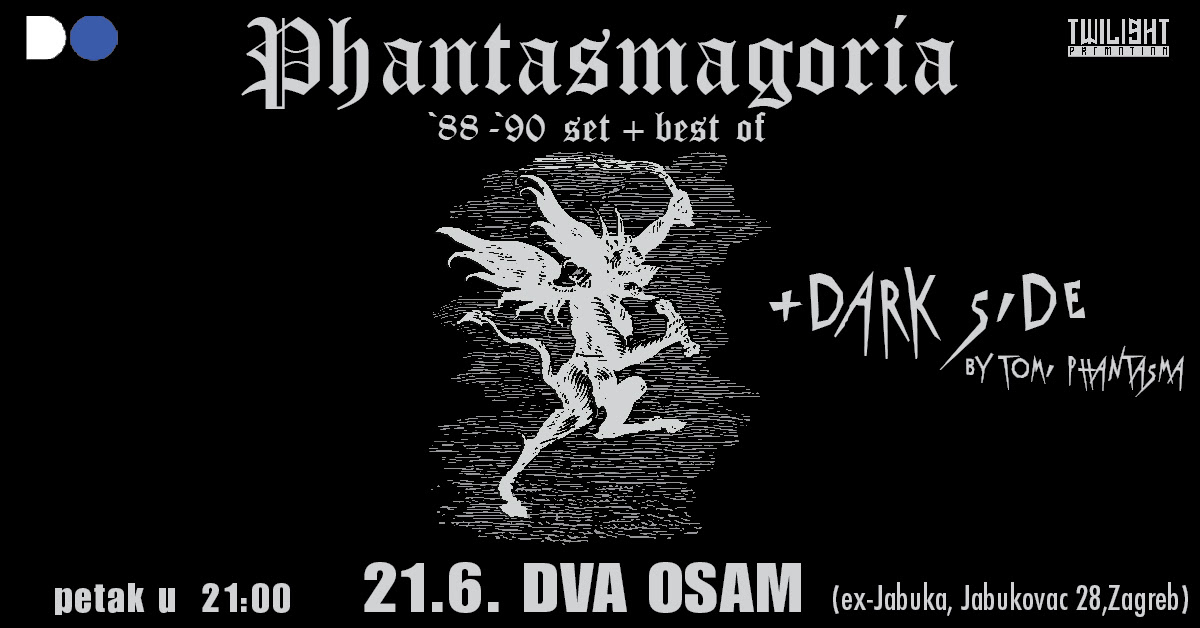 Phantasmagoria + Dark Side party u zagrebačkom Dva Osam - Rock Portal