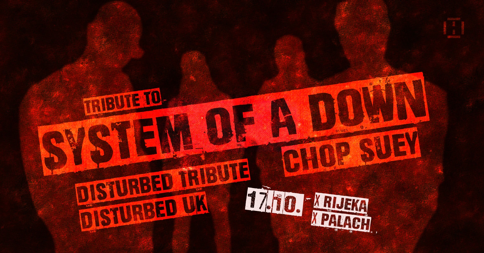 System of a Down i Disturbed tribute by Chop Suey & Disturbed UK @ Klub ...