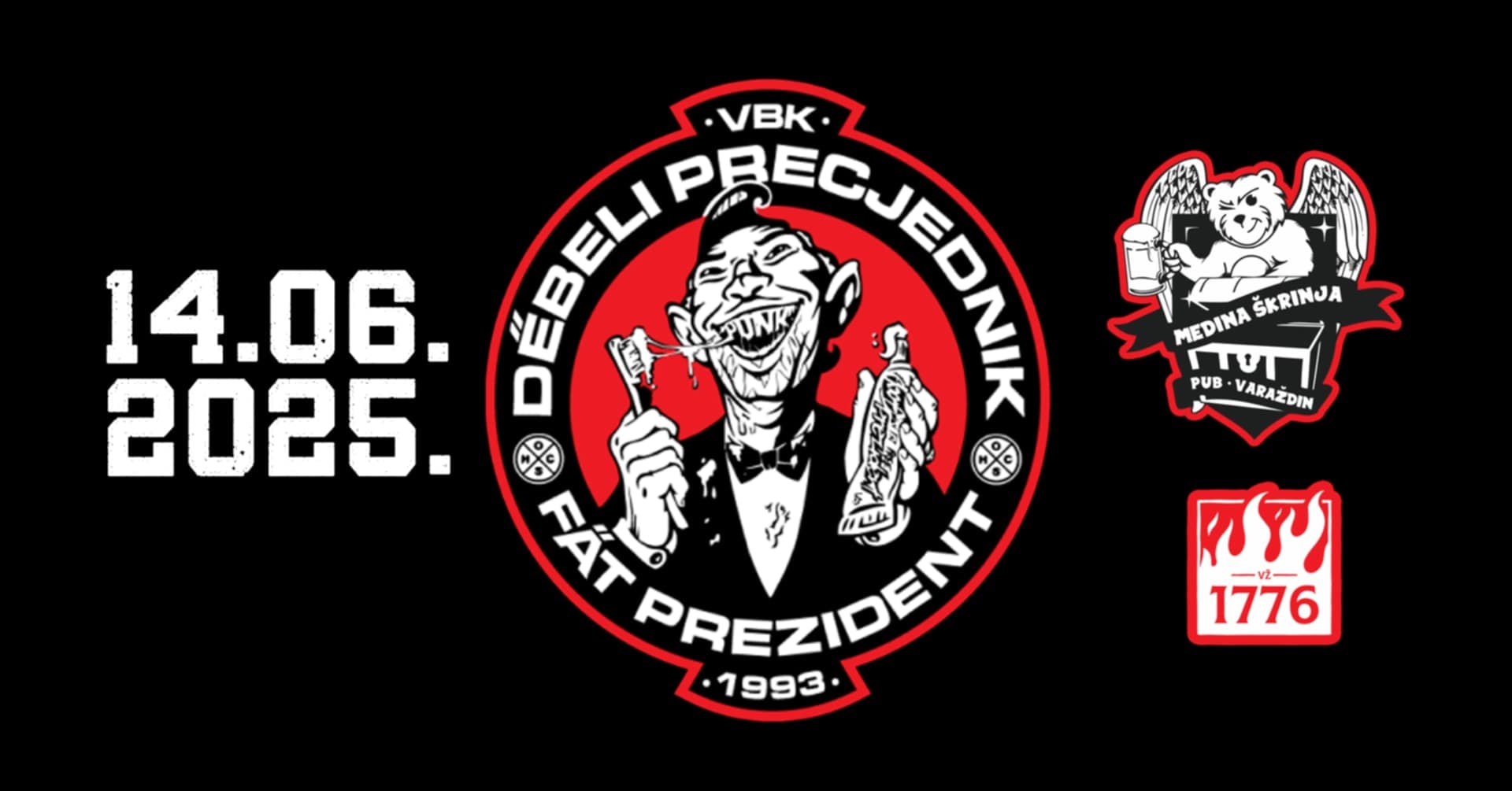 Debeli precjednik + Support 14.04. @ Medina škrinja, Varaždin - Rock Portal